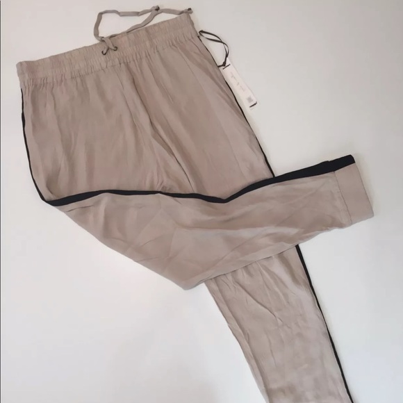 Willow & Clay | Pants & Jumpsuits | Willow Clay Beige Colorblocked ...